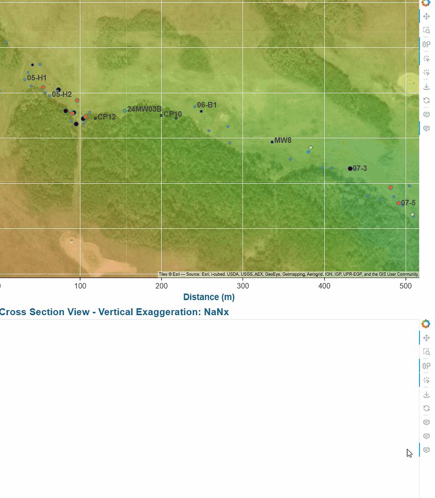 Geologic Cross Section Tool --> Inline time-series plots - Showcase - Bokeh Discourse